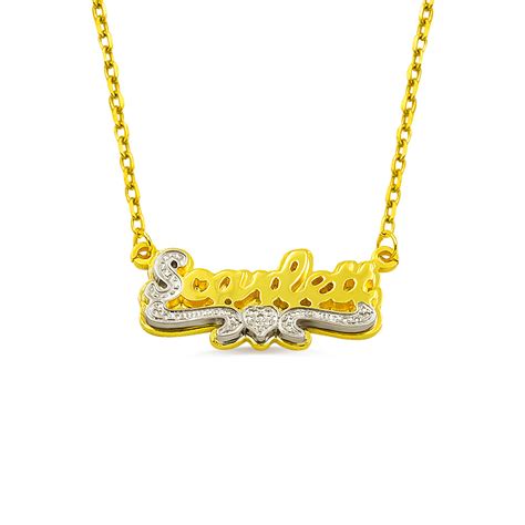 Custom Name Plate Necklace