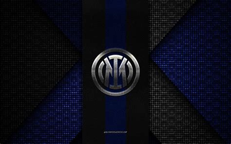 다운로드 인터밀란 세리에 A 블루 블랙 니트 질감 인터밀란 로고 이탈리아 축구 클럽 인터밀란 엠블럼 축구 밀라노 이탈리아 인터네셔널 로고 인터 바탕 화면