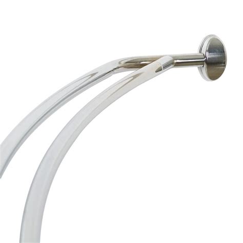 Zenna Home Double Curved Shower Curtain Rod Shower Curtain Rods