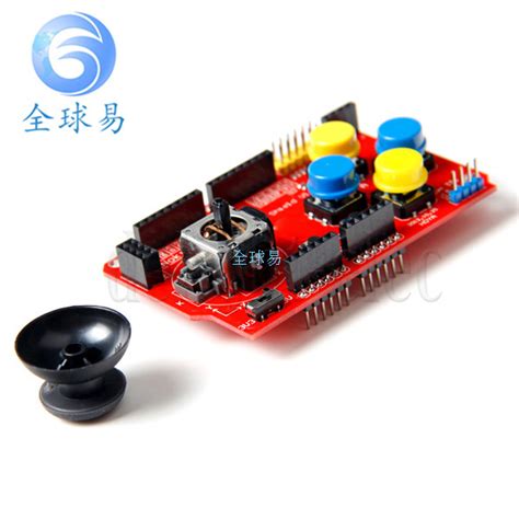Joystick Shield 游戏摇杆扩展板模拟键盘鼠标功能 阿里巴巴