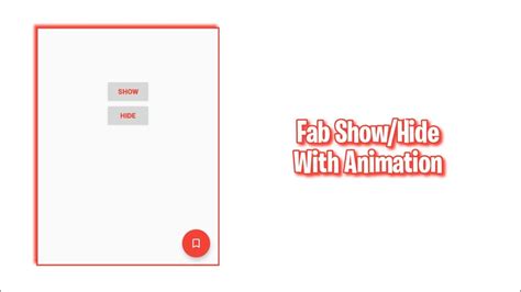 Fab Show Hide With Animation In Sketchware YouTube