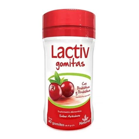 Lactiv Naturex Probióticos Y Prebióticos Gomitas 40 Gomitas Walmart