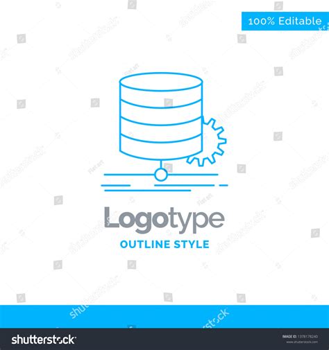 Blue Logo Design Algorithm Chart Data Stock Vector Royalty Free 1378178240 Shutterstock