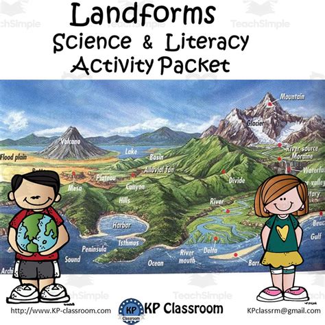 Landforms Science And Literacy Activity Packet And Worksheets By Teach Simple