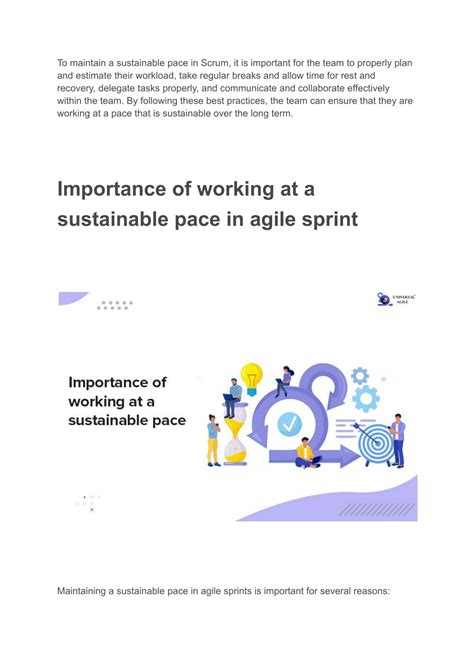 Ppt How Working In Agile Through Sprints Helps To Maintain A Sustainable Pace To Improve The
