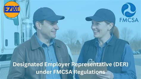 Designated Employer Representative Der Training Under Fmcsa