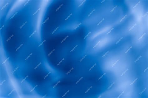 파란색 추상 예술 배경 실크 질감과 고전적인 고급 디자인을 위한 물결선 프리미엄 사진