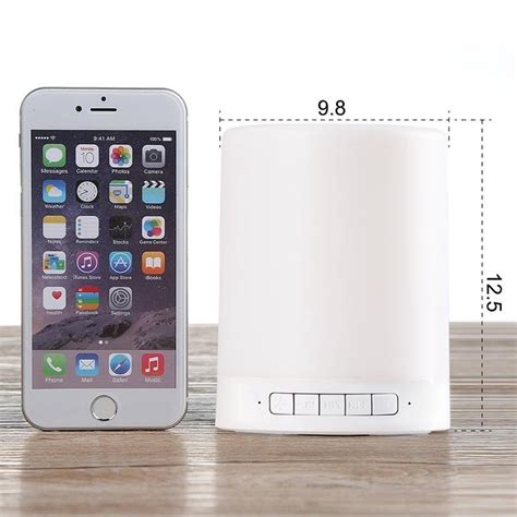 Led Tafellamp Draadloos Multi Colour Aux In Bol Com