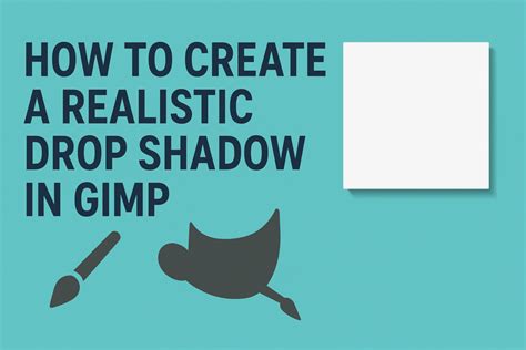 How To Create A Realistic Drop Shadow In Gimp Graphic Design Resource