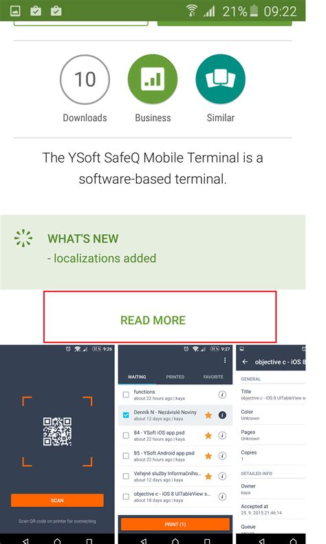 Troubleshooting Ysoft Safeq Mobile Terminal