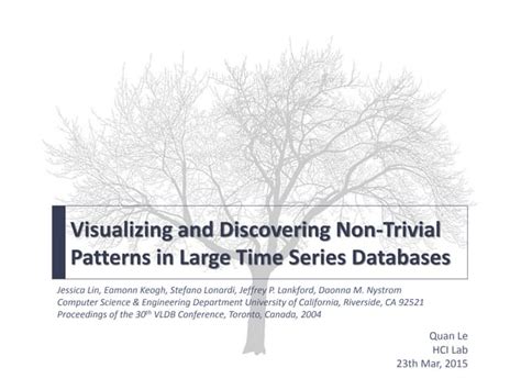 Pdf Visualizing And Discovering Non Trivial Patterns In Large Time