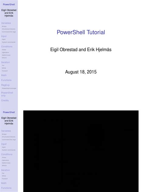 powershell examples pdf regular expression command line interface