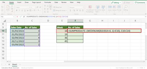 How To Sum By Week In Excel Sheetaki