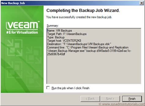 Veeam Backup And Replication Virtual Machine Backup