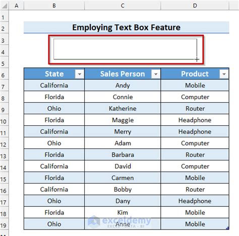 Create A Search Box In Excel With Vba 5 Suitable Examples