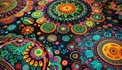 Closeup Noblur 3d Model Abstract Art Of Psychedelic Visual Of Swirling Colors And Patterns On A