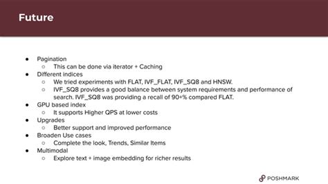 Aiml Infra Meetup Scaling Vector Databases For E Commerce Visual