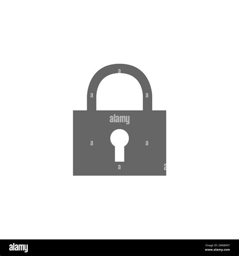 Encryption Icon Graphic Resource Template Vector Illustration Stock