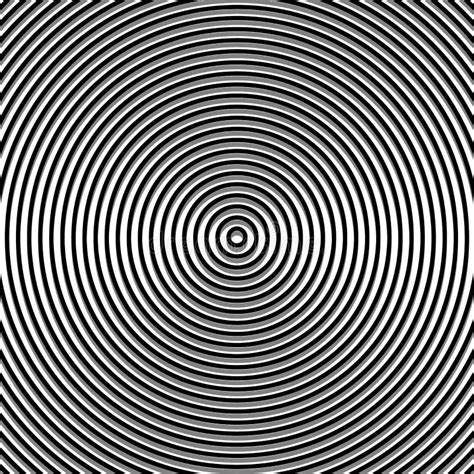 Circular Ripple Pattern Concentric Circles Rings Abstract Geom Stock Vector Illustration Of