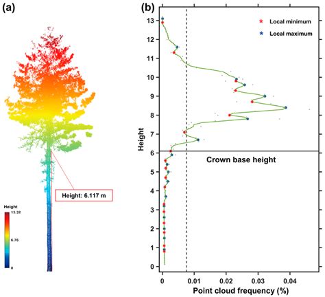 A Is The Perspective View Of The Sample Trees Point Clouds The Download Scientific Diagram