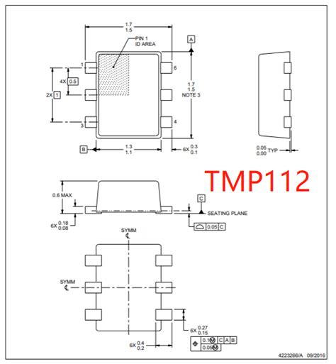 Tmp112 We Know Tpm117s Temperature Sensing Area Is At The Bottom Of