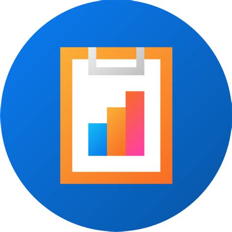 Analytics Flat Circular Gradient Icon Analytics Flat Circular Gradient Icon