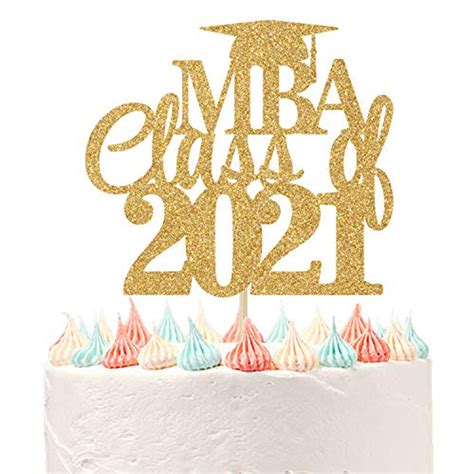 Mba Class Of 2021 Cake Topper Congrats Master Mba Graduate Decor Mba