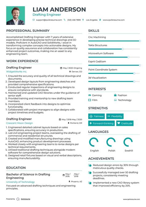 10 Drafting Engineer Resume Samples And Templates For 2025