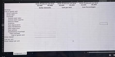 Excel Analytics Basic Cost Behaviors Chegg Com
