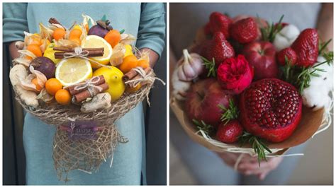 Супер креативні букети з овочів та фруктів 30 фото Vegetable Bouquet