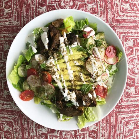 Steak Shawarma Salad The Salad Whisperer