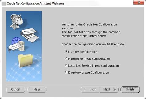 Configure Listener With Netca Oracle Journey