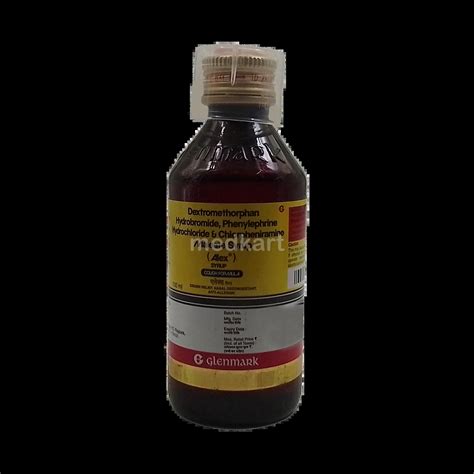 Alex Syrup 100 Ml Price Uses Side Effects Composition And Dosage For Adults Medkart