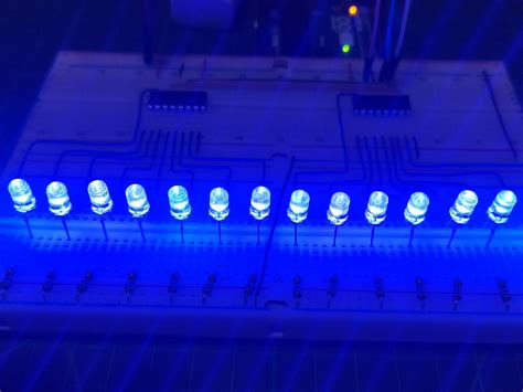 How To Control 16 Leds With 74hc595 Shift Register