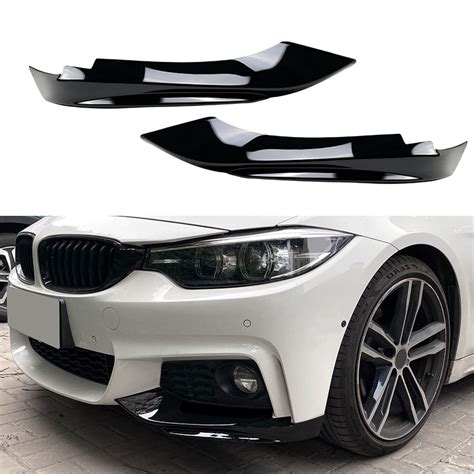 Mp 스타일 앞 범퍼 립 스포일러 스플리터 Bmw F32 F33 F36 4 시리즈 2014 2020 M Sport M Tech M 스포츠 모델 전용 2 피스