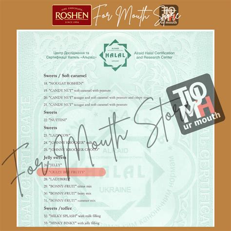 250gm Roshen Crazy Bee Jelly Candy Gula Gula Viral Gummy Halal Candy