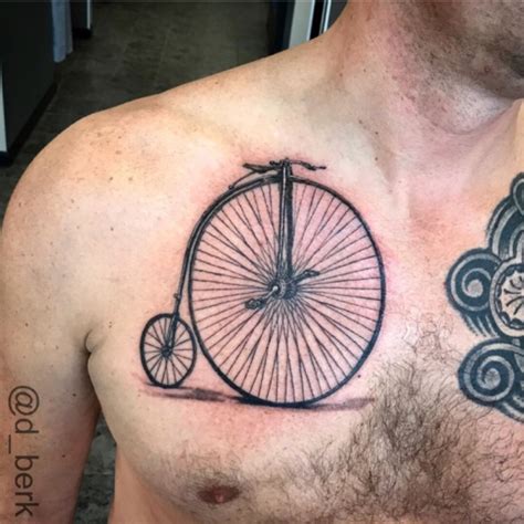 Tattoo Uploaded By Dustin Berk • Penny Farthing Bicycle • Tattoodo