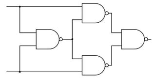 Logic Gates Apparent Contradiction In NAND Implementation Of XOR Function Electrical