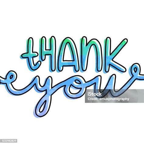 흰색 배경에 기발한 점진적 그라데이션 편지 디자인에 당신에게 카드 인쇄 를 감사합니다 주요 색상은 녹색 파란색 라일락입니다 이미지가 디지털로 생성되었습니다 남자 여자 친구