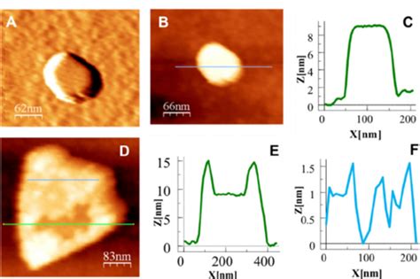 Afm Analysis Of An Aqueous Suspension Of Nial Ldh Material Drop Casted