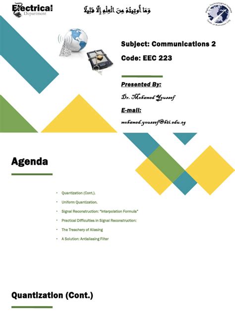 Sampling Quantization Reconstruction Pdf Sampling Signal Processing Low Pass Filter