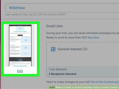 How To Create An Email Campaign Using Constant Contact
