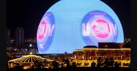 En Video U2 Estrenó La Tecnología Del Msg Sphere La Mega Esfera De Las Vegas Infobae