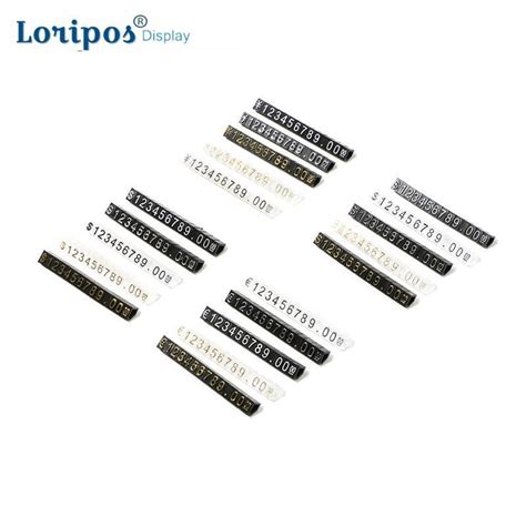 30 Sets Combined Price Tag Dollar Euro Number Digi Vicedeal