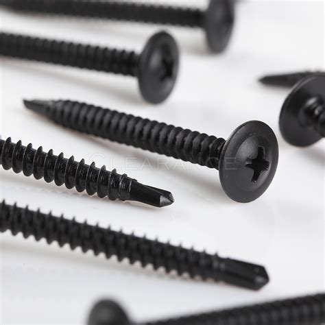 8 X 1 58 Phillips Truss Head Black Sheet Metal Self Tapping Screw