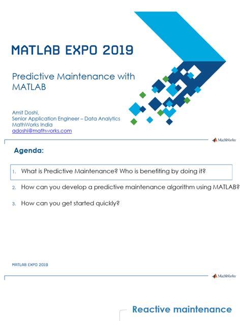 Predictive Maintenance Matlab Pdf Machine Learning Pump