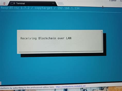 Blockchain Copy Over Lan Network On Raspberry Pi Rraspiblitz
