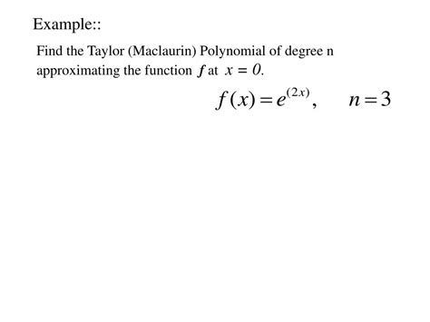 PPT Polynomial Approximations PowerPoint Presentation Free Download ID