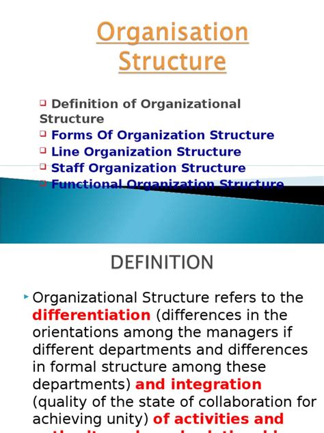 Forms Of Project Oraganization Organizational Structure Business