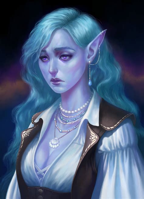 Water Genasi By Werlioka On Deviantart